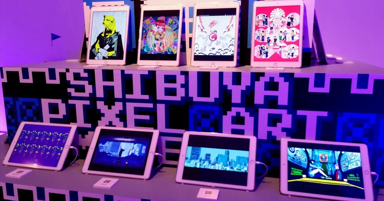 35arts｜SHIBUYA PIXEL ART 2022（渋谷ヒカリエ8階「8/ CUBE」）｜浅野靖菜｜アートライター