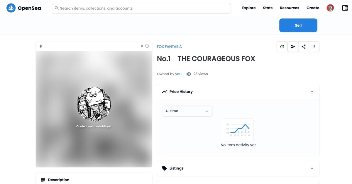 「Chocofactory」で作品をmint後、open Seaで作品が表示されない事象についてまとめてみた｜Meta Fox【NFT artist】