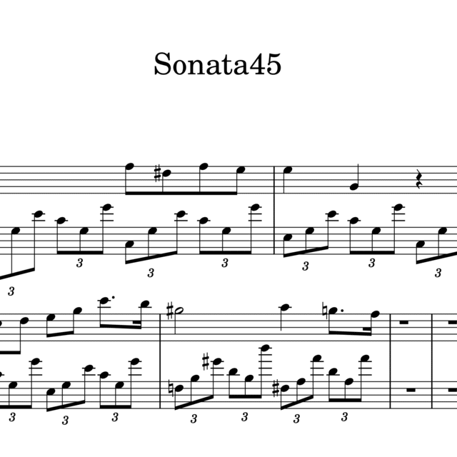 Sonata45｜Gotzh