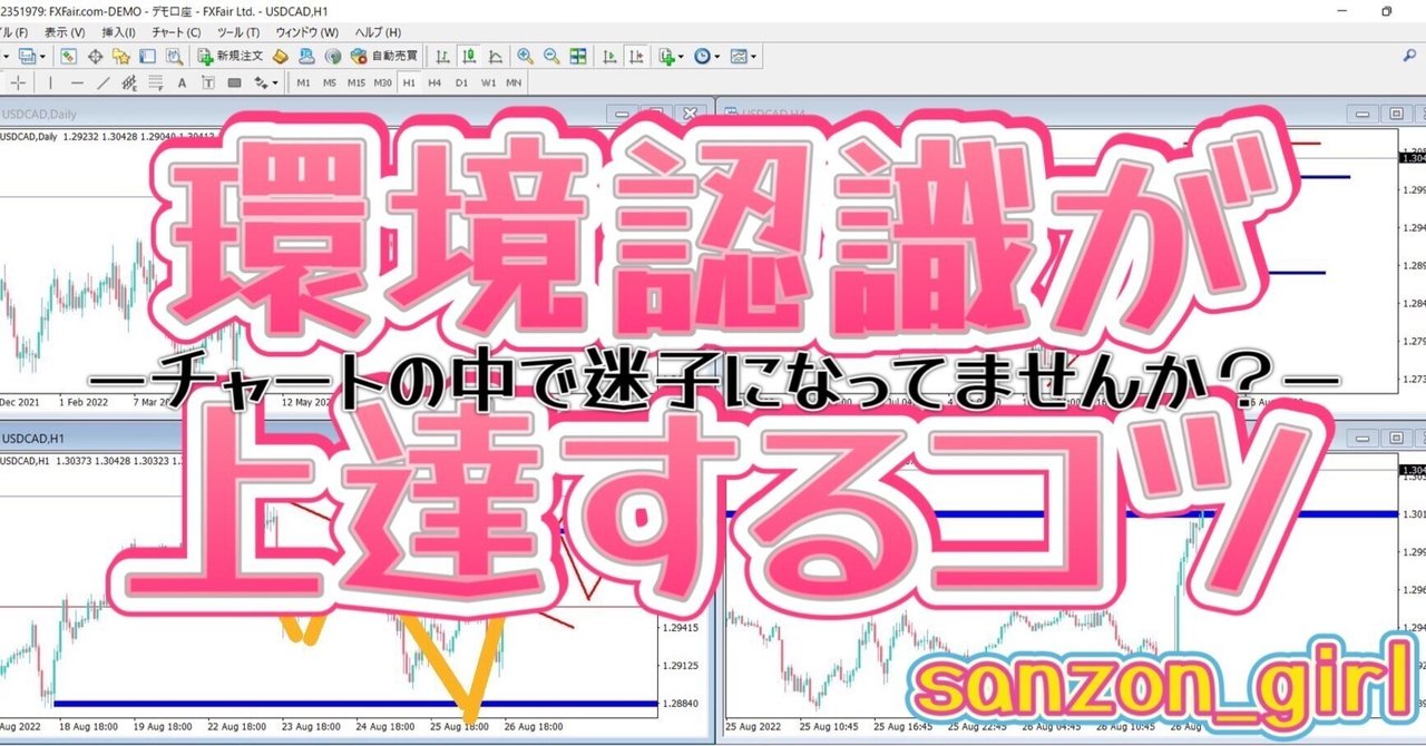 【FX】環境認識が上達するコツ｜kana
