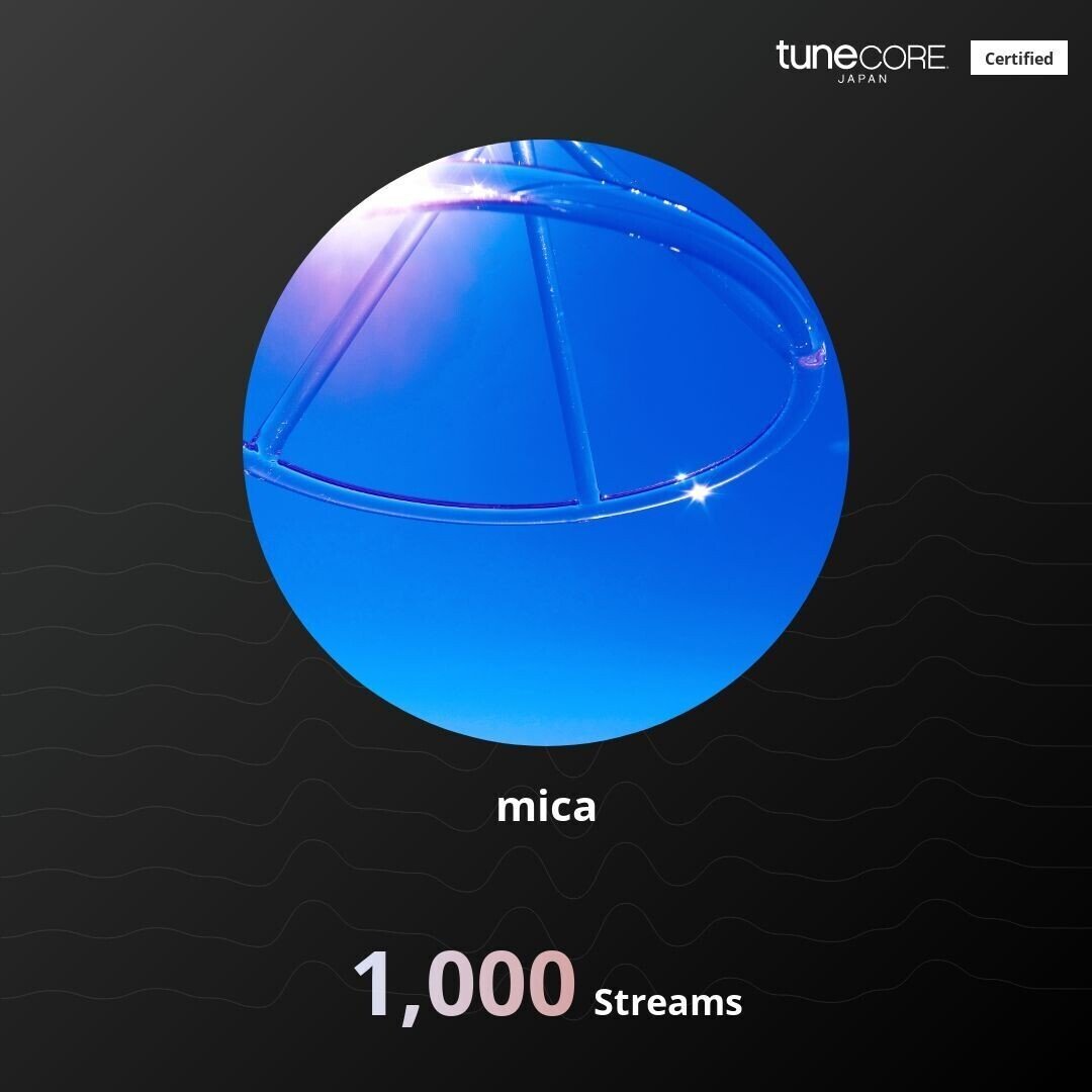 配信中のクリスタルボウルとハワイのヒーリングサウンドが1,000 再生を達成🎉と、旧暦重陽にお知らせが 嬉しいものですね。ありがとうございます！ #TuneCoreアーティストマイルストーン ...