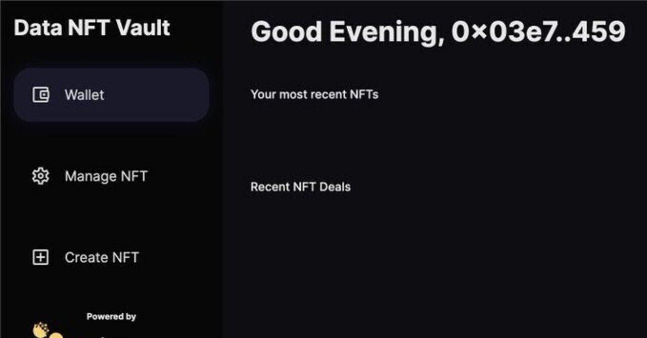 The Data NFT Vault 💾 ｜iExec_Japan