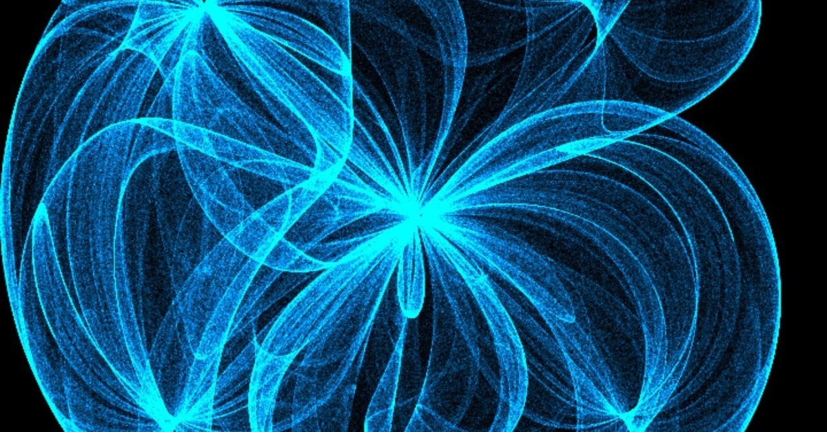 Processing.pyでアート #2 de Jong Attractor｜ryotako