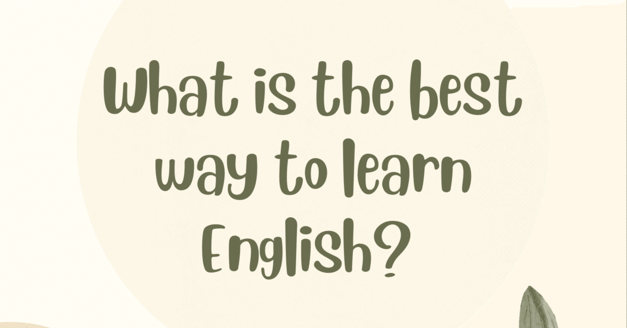 “What is the best way to learn English?”｜AOKI SUMIRE