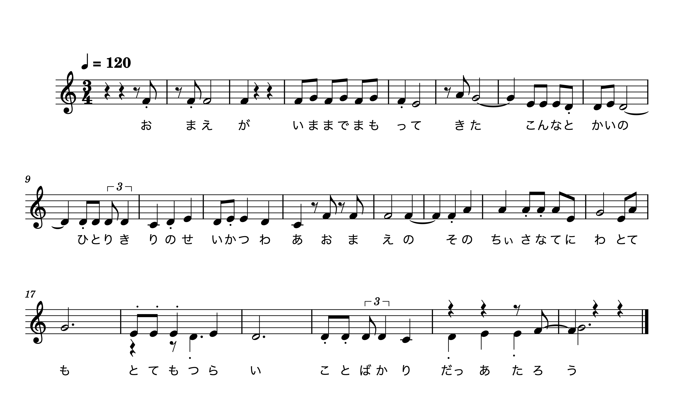 Togather Baby Bメロ｜Gotzh