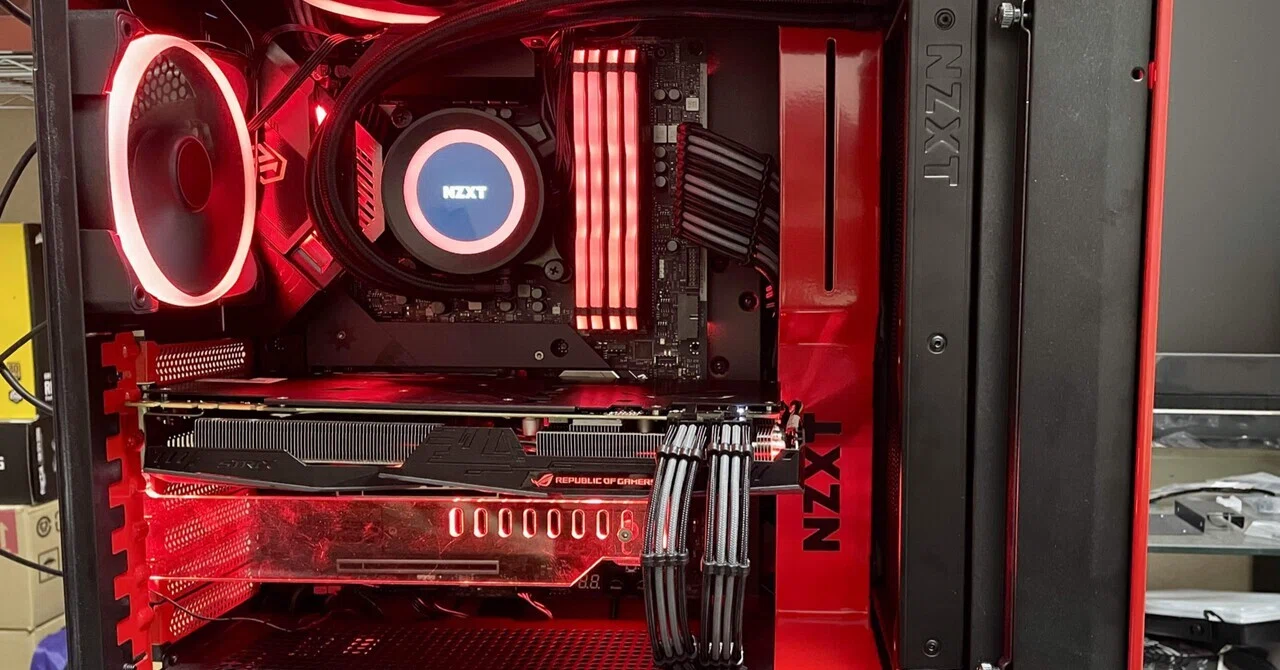 NZXT H510 FLOW RED × BLACK【 Phantom tribute】｜GreyGhostCCC じーま