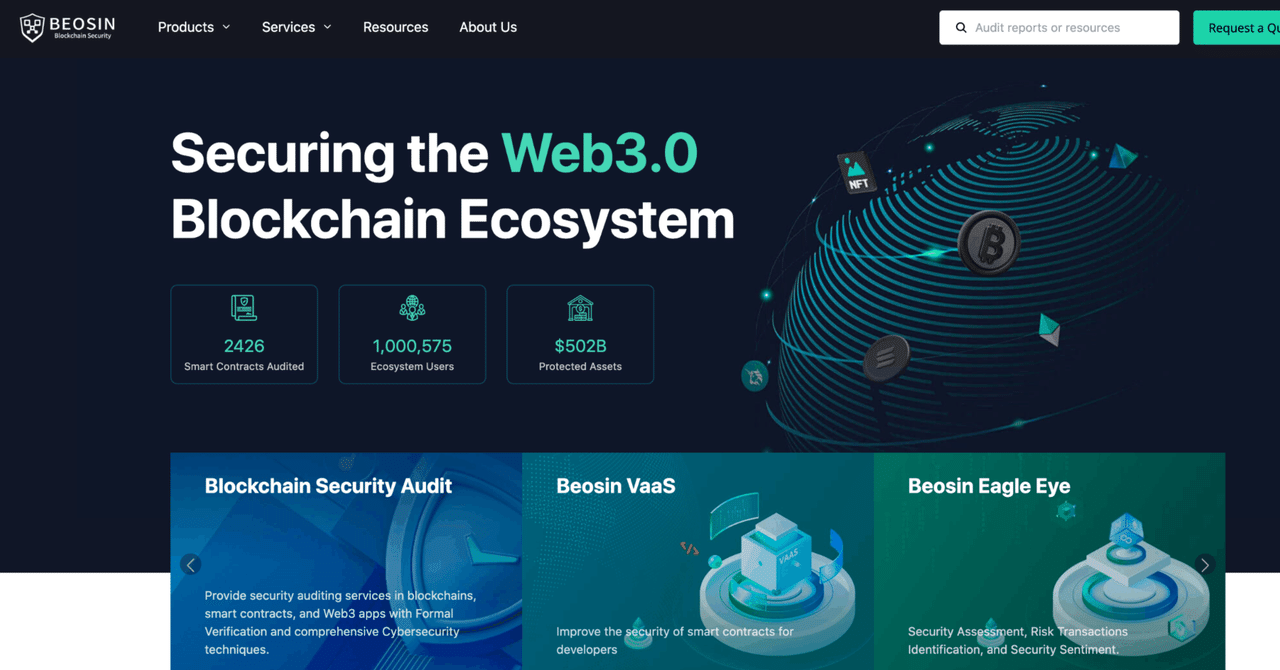 【web3】BEOSIN セキュリティ専門家集団｜AI+Web3+脱炭素化エネルギー図鑑-Masato