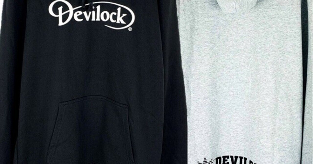 『DEVILOCK / デビロック』新作プルオーバーパーカー2品番入荷！！｜Rogia