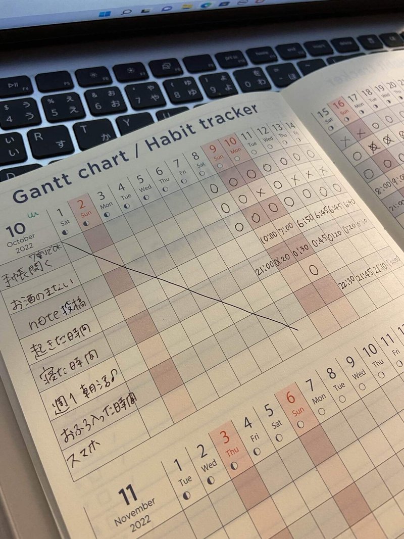 初めて続けられた手帳 FOCUS EiTO ～連続投稿チャレンジday22｜ふみちゃんのノート｜note