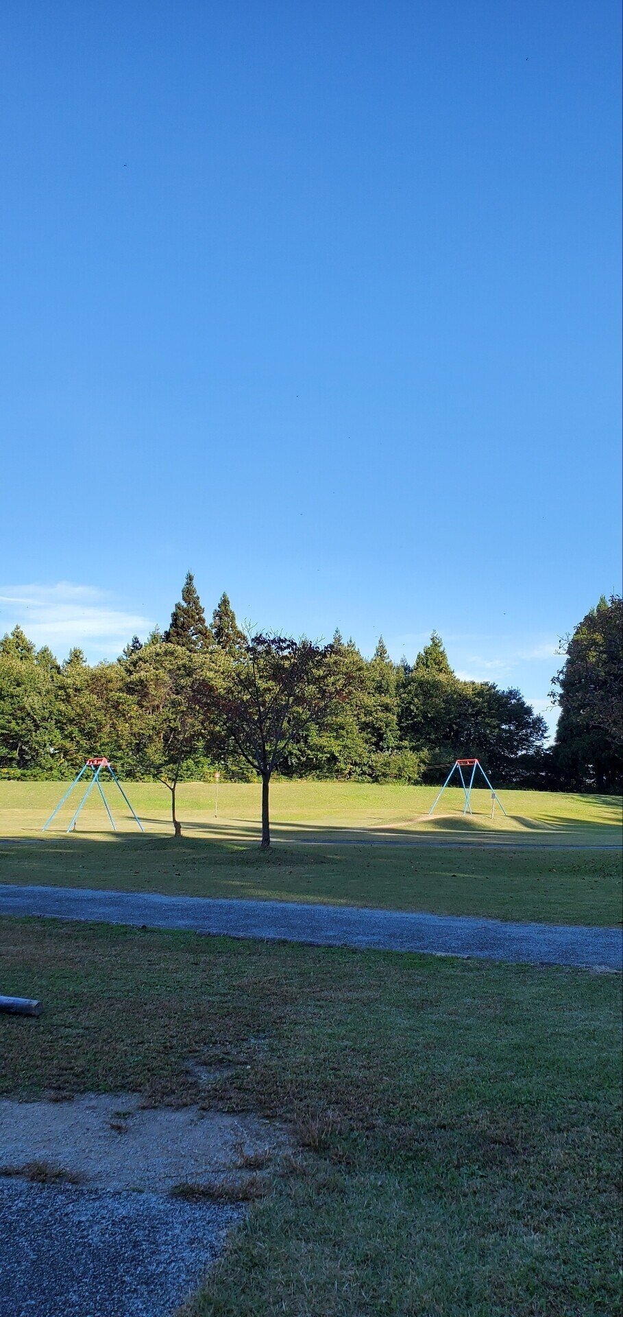 コロナで休園中。 我が家は元気いっぱいなので全力外遊び！ 平日なので誰もいないし、天気いいし、最高！ どうせ休みなら楽しまないとね！｜SIRO｜note