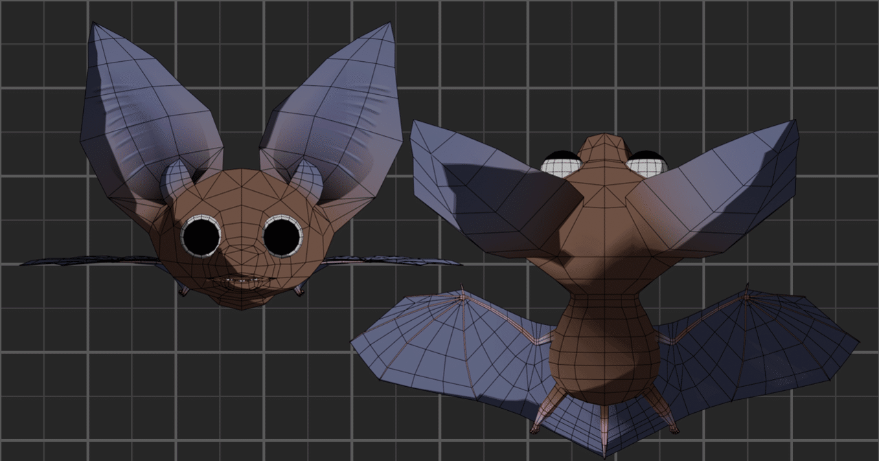 "Animals 3D Bat"Unity Asset information｜SigmoidButtonAssets