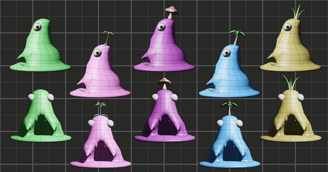 "Creatures 3D Slime"Unity Asset information｜SigmoidButtonAssets
