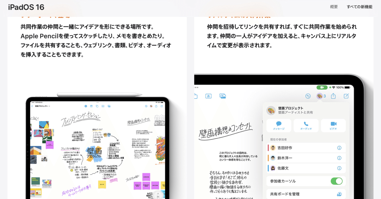 iPad、共同作業アプリ→フリーボード｜harimako｜note