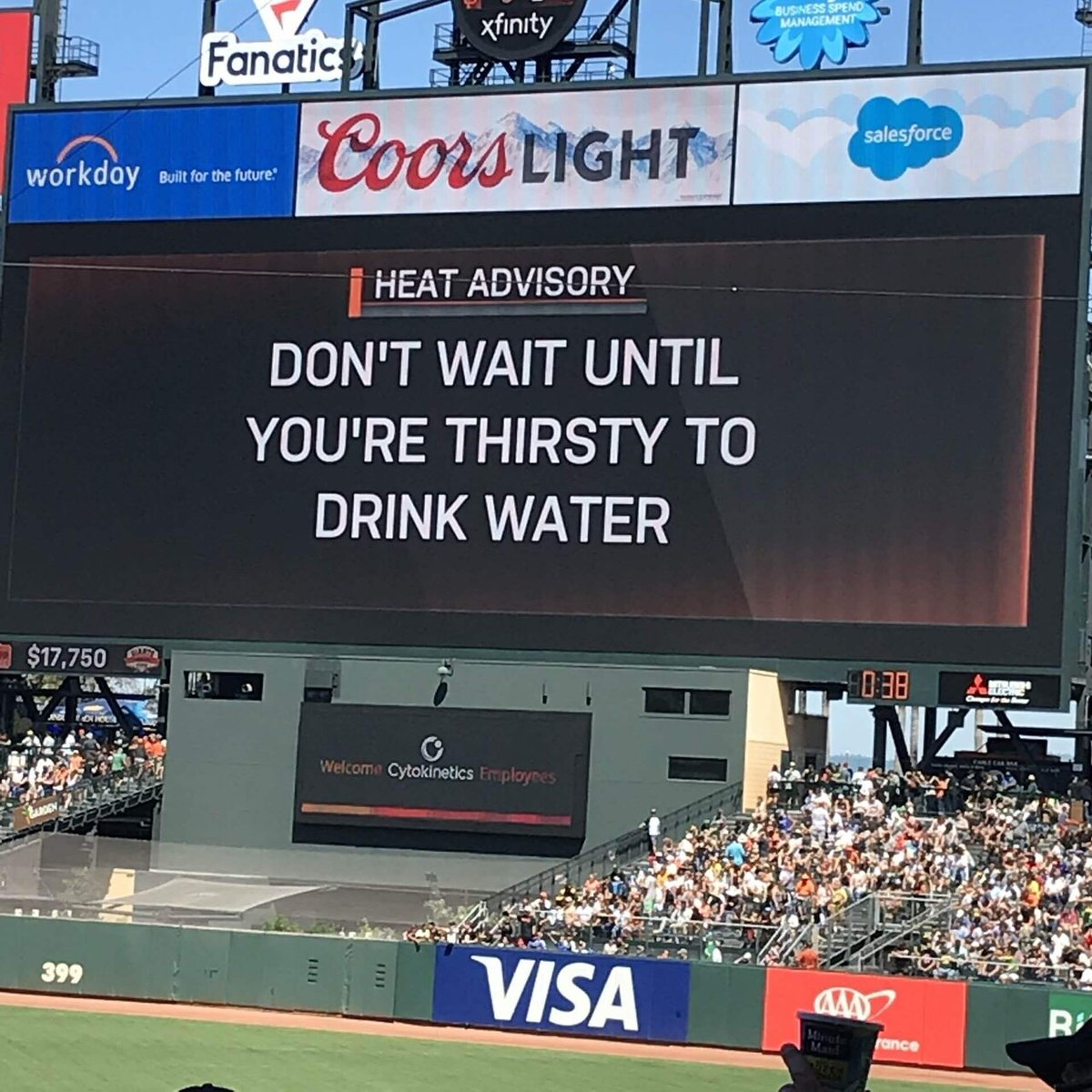 【MLB30球場全部行く】サンフランシスコ・ジャイアンツ(7/30)｜みーがん