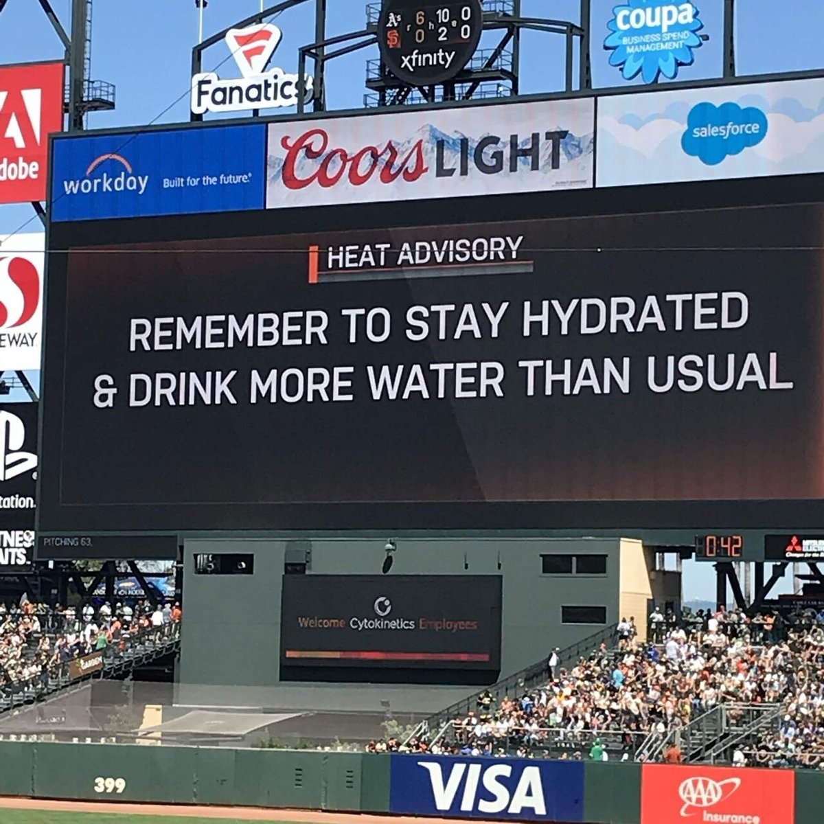 【MLB30球場全部行く】サンフランシスコ・ジャイアンツ(7/30)｜みーがん