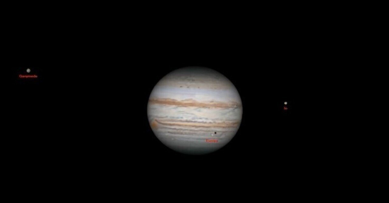 【Astronomy Picture of the Day】Jupiter Rotates as Moons Orbit, 2022.10. ...