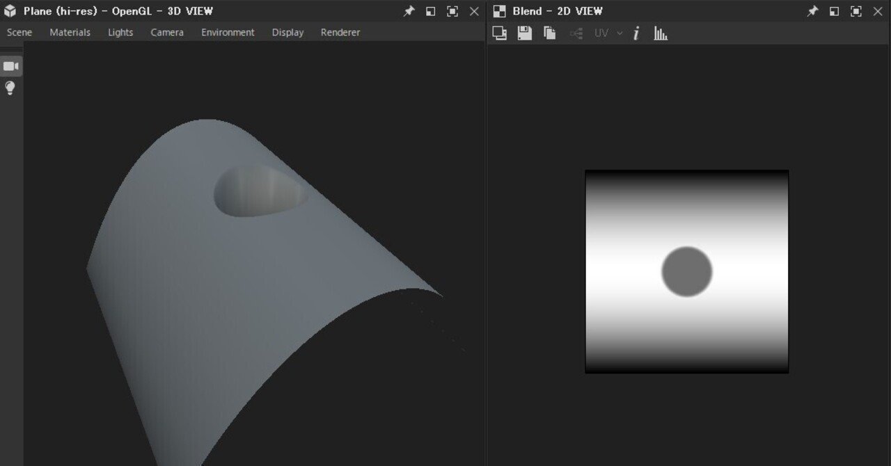 SubstanceDesignerで、Heightマップ作るとき、視覚化すると便利だよ｜いんとがた@3DCGデザイナー