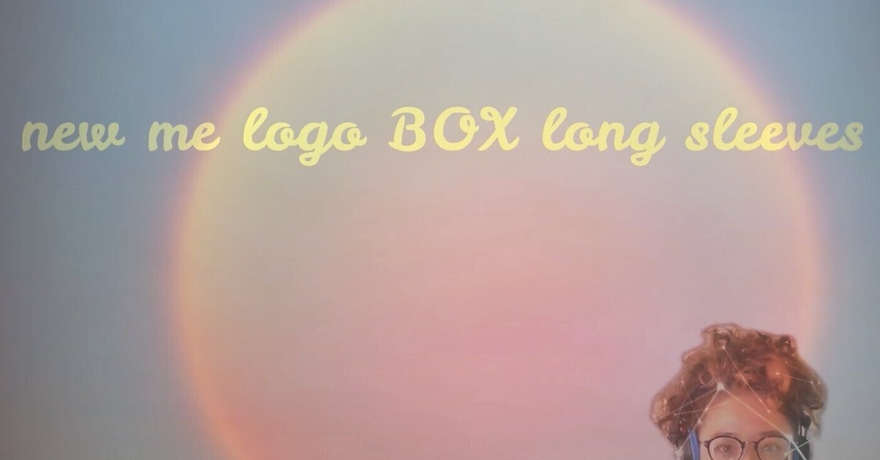 ＜番外編＞new me logo BOX long sleeves T｜MFC(エイリ)