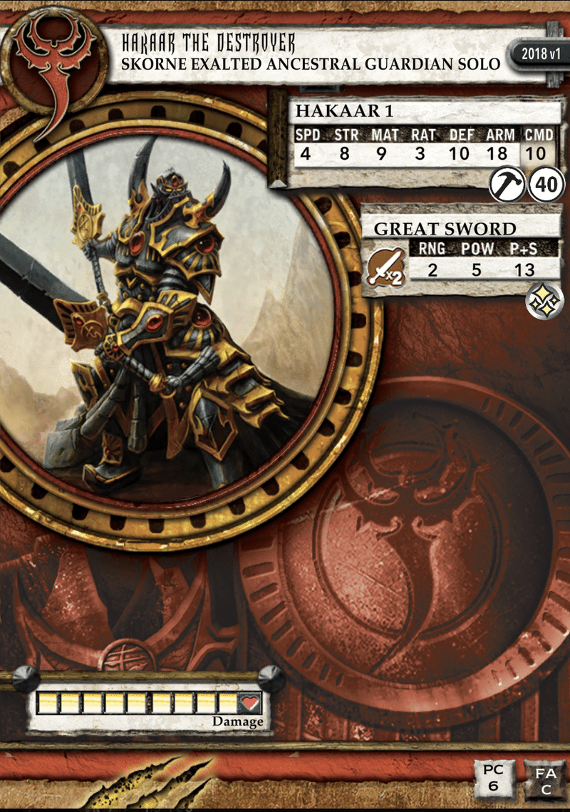 ハカール・ザ・デストロイヤー[Hakaar the Destroyer] - スコーン ソロ｜かえるまーと