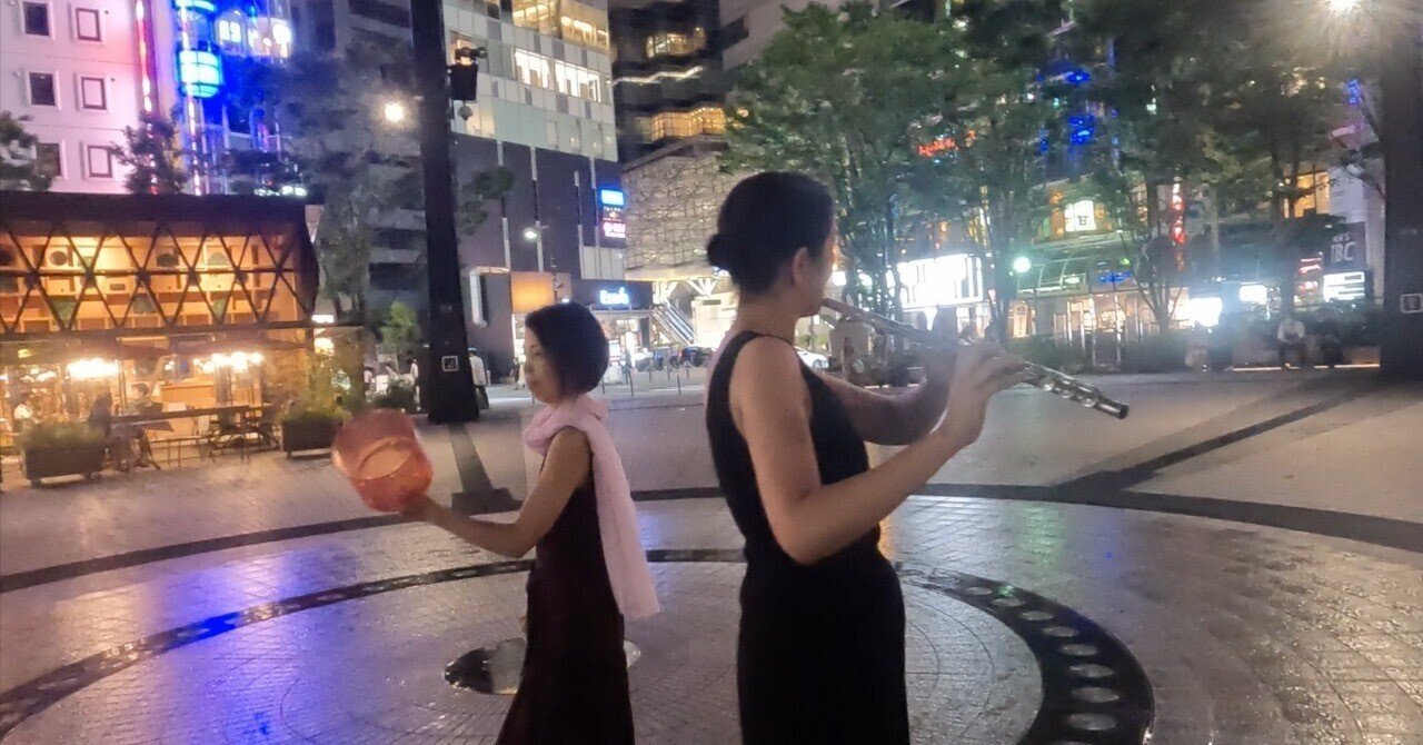 奉納ストリート演奏｜Silent Vortex｜note