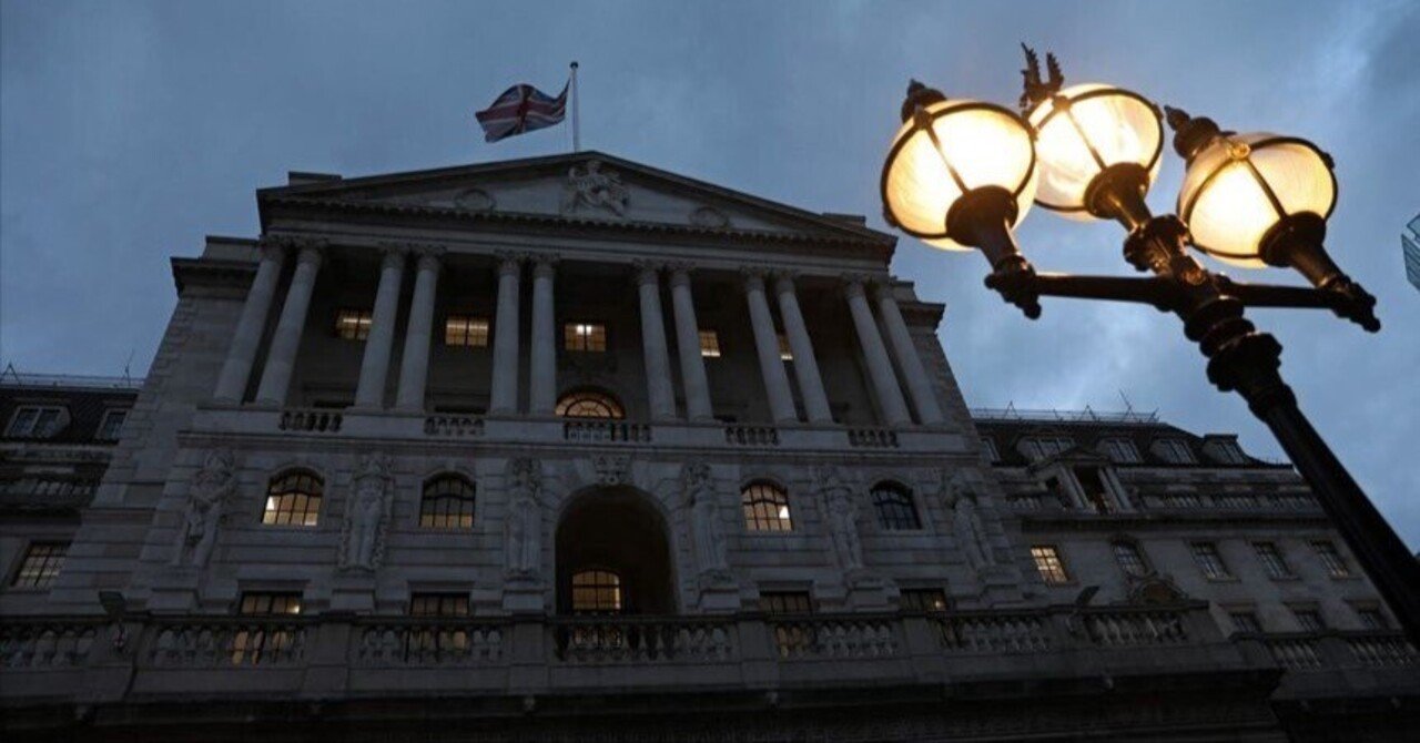 イギリス中銀、0.75ポイント利上げ！金融危機以降で最高の3%。｜DigitalCreator｜note