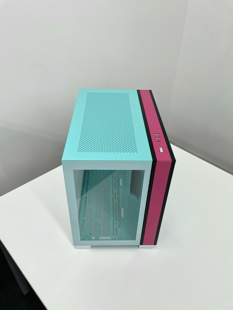 Lian Li O11 DYNAMIC MINI Turquoise × Pink × Black「VOCALOID ...