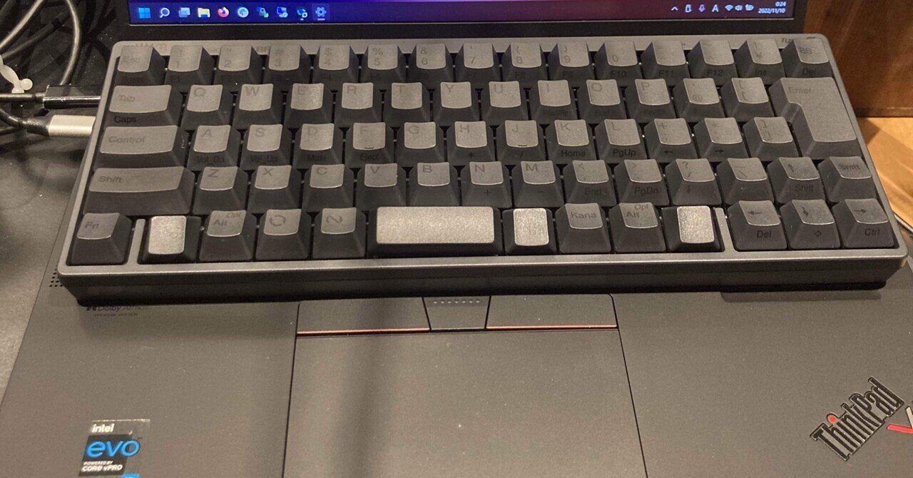 尊師スタイルいけそうよ HHKB×ThinkPad X1Carbon｜あめいろっぱ