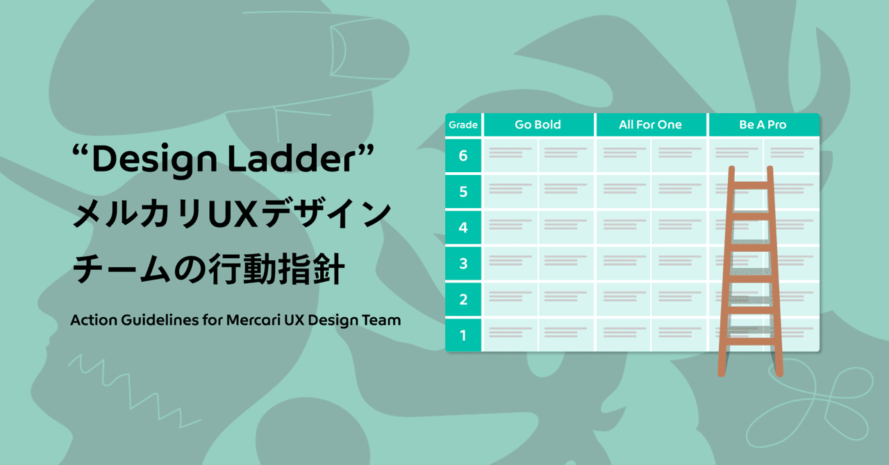 Design Ladder - メルカリUXデザインチームの行動指針｜Mercari Design Blog