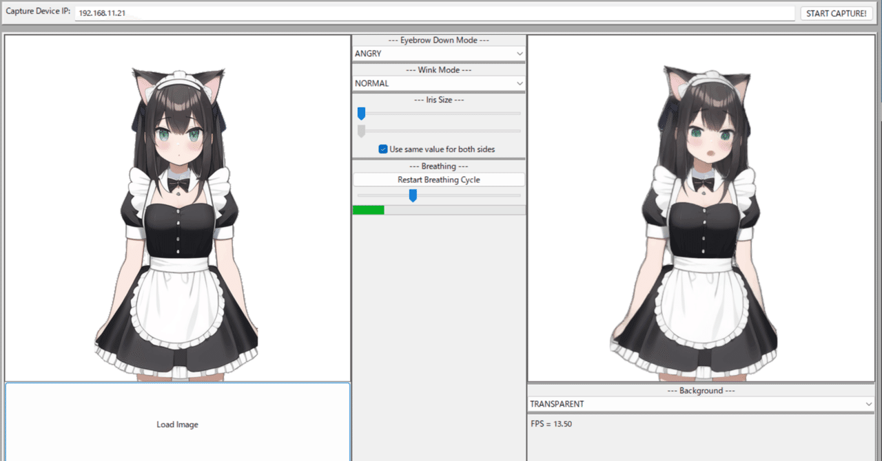 Talking Head Anime from a Single Image 3 で フェイストラッキング｜npaka