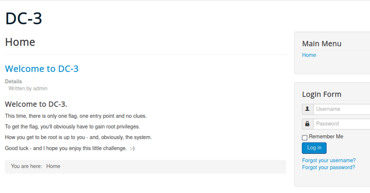 Writeup: Vulnhub DC-3 攻略｜M.Yoshi