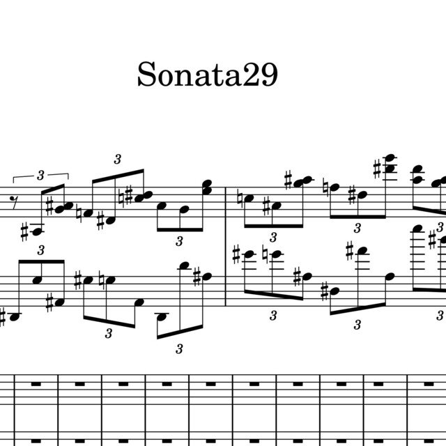 Sonata29｜Gotzh