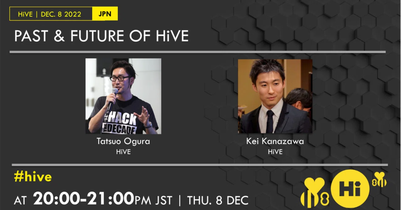 HiVEの日 DEC. 2022 | PAST & FUTURE PROSPECTS OF HiVE | HiVE活動のレビューと今後の展望｜HiVE