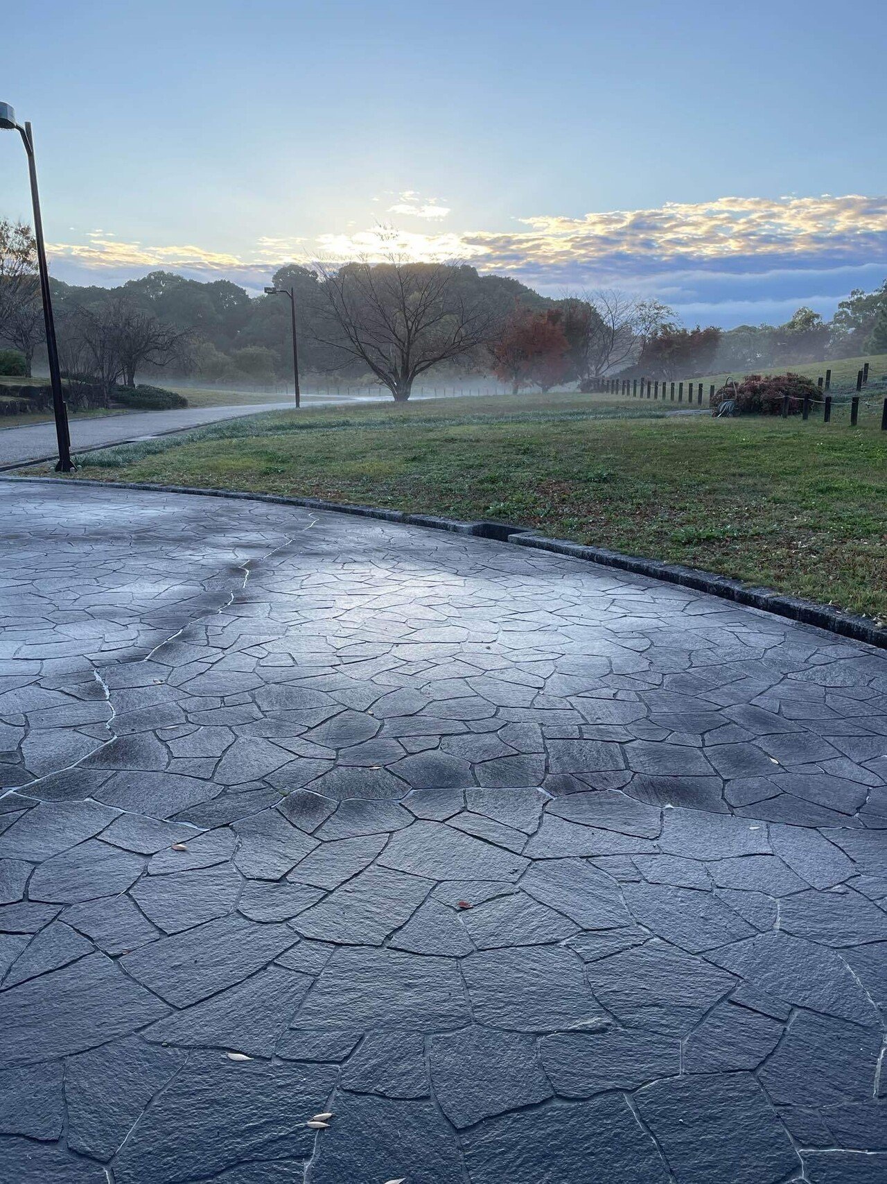 おはようございます😊 奈良は灰色からオレンジ色の空が広がっています☁️日曜日ゆったり生きまショウガン♪ #MZDAO #おはよう｜ショウガン生きるヒントを探す物語