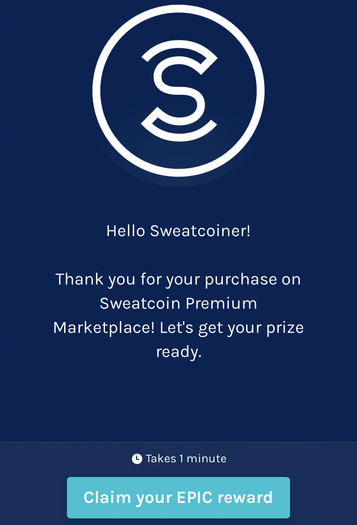 Sweatcoin paypal store