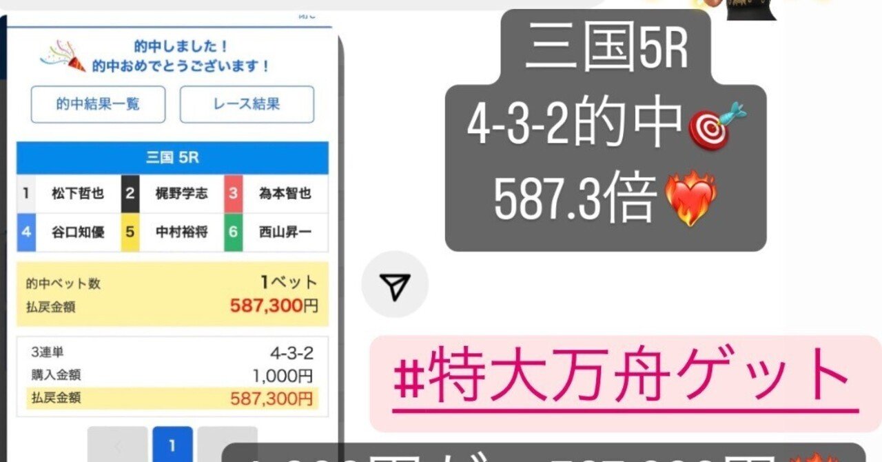 12月19日 ️‍🔥的中報告📣｜競艇予想士🚨chichan