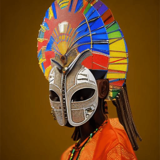 AI生成画像 仮面｜000view