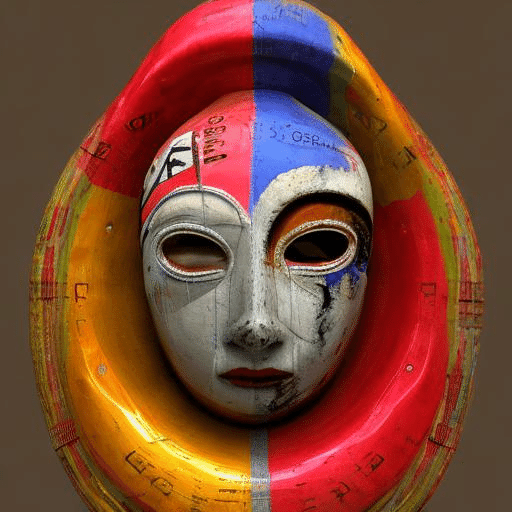 AI生成画像 仮面｜000view