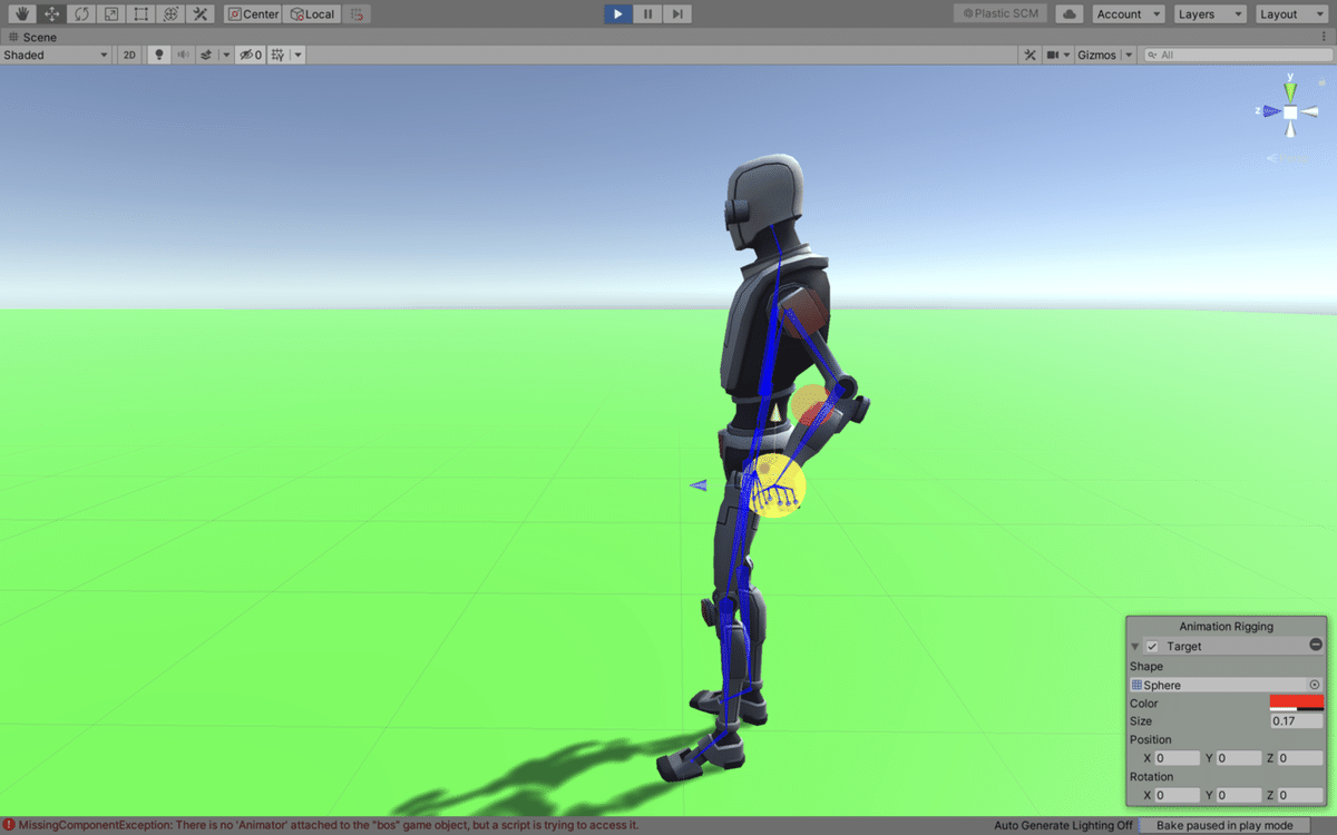 UnityでAnimation riggingを使って、腕のリアルな動きを作ってみよう。｜Gingyaeru