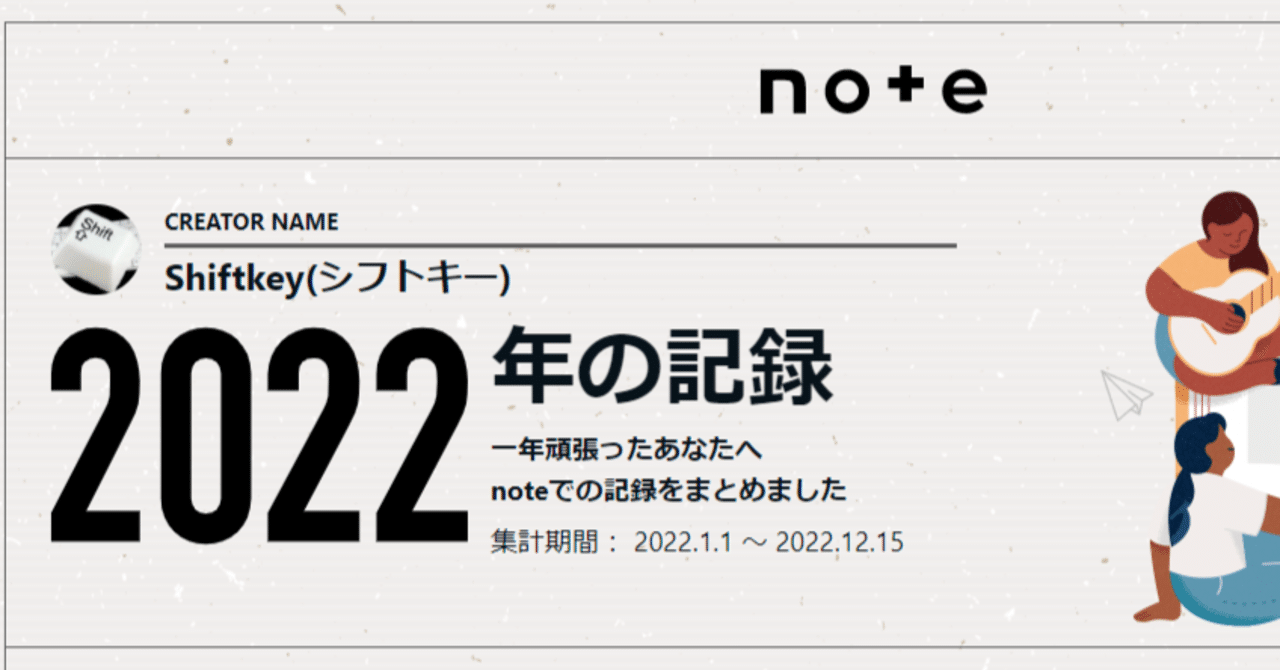 今年の振り返りとご挨拶＠2022｜Shiftkey(シフトキー)｜note