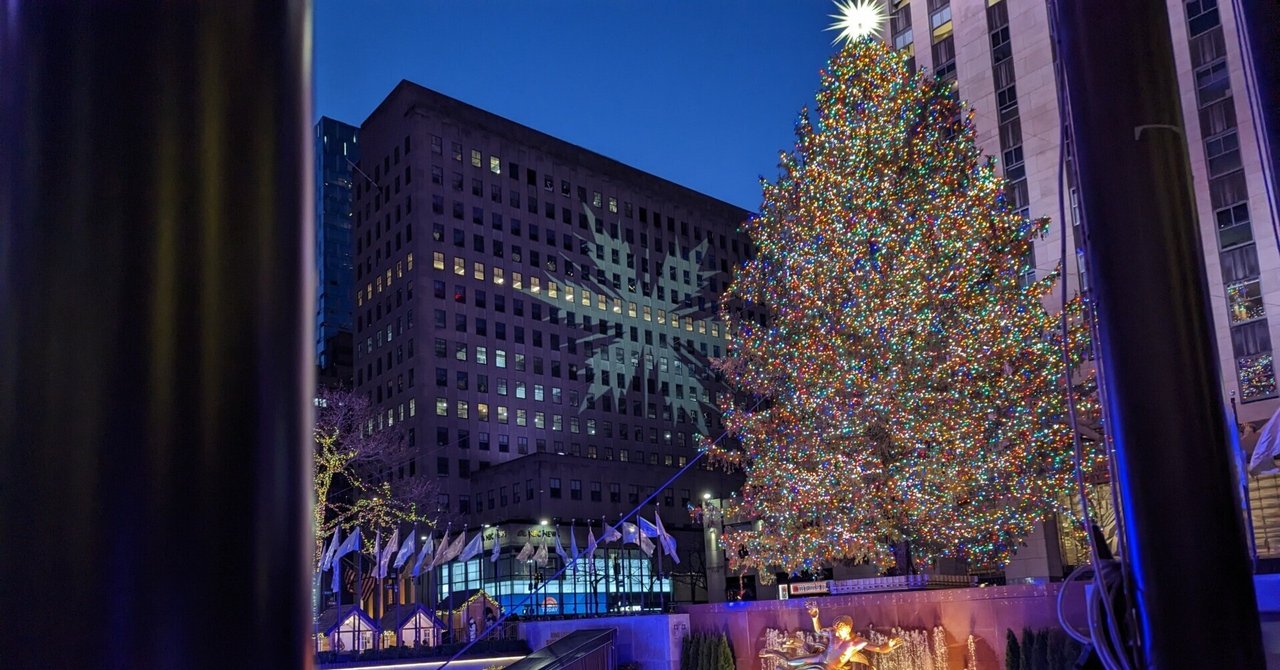 クリスマスのニューヨークを一度訪れてみたかった。｜large cedar｜note