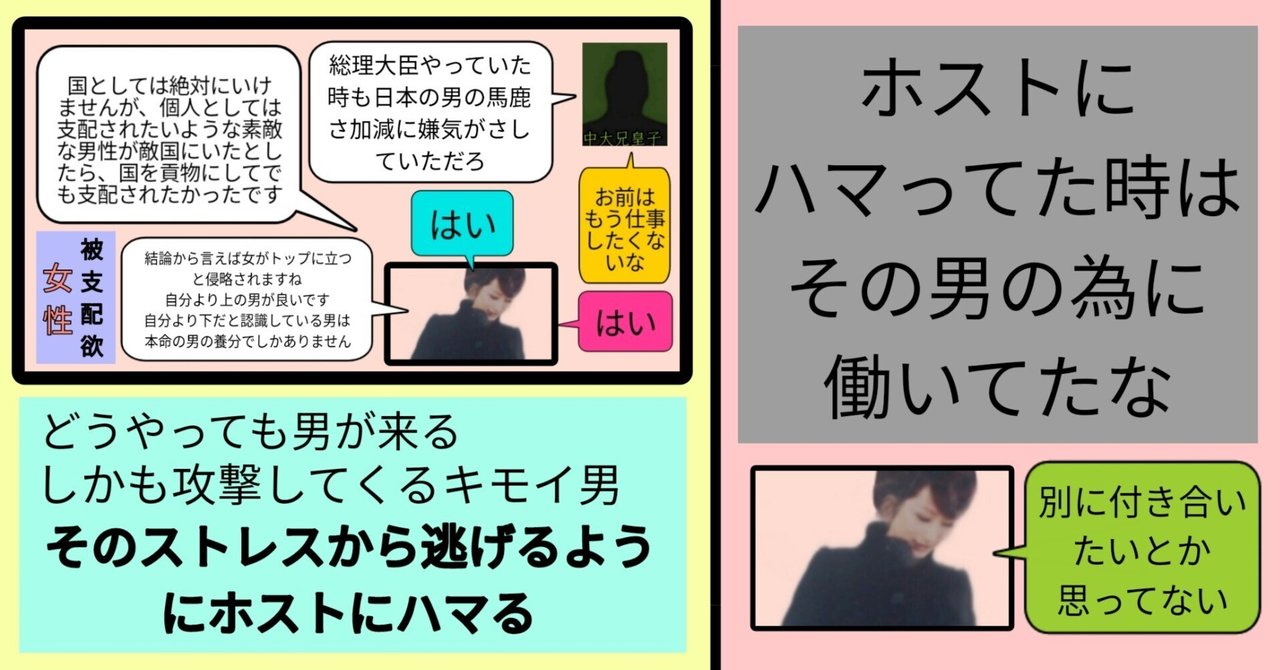 被支配欲 女性｜yu-yu｜note