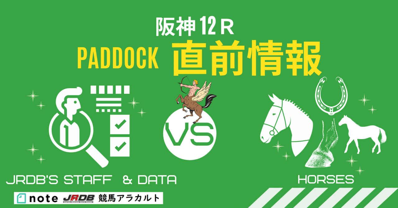 12/28(水) 阪神12R ファイナルステークス 直前情報｜JRDB 競馬アラカルト