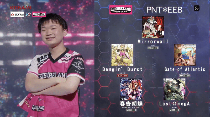 【BPLS2 SDVX】レギュラーシーズン第7試合 SILKHAT vs レジャーランド PNT*EEB視点の感想！｜ぺんたEEB