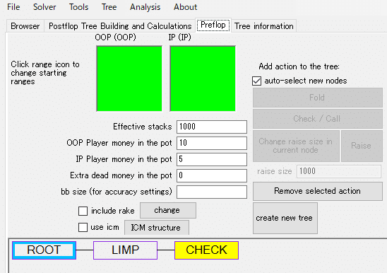 PioSOLVER：preflop only gameの計算｜maspy