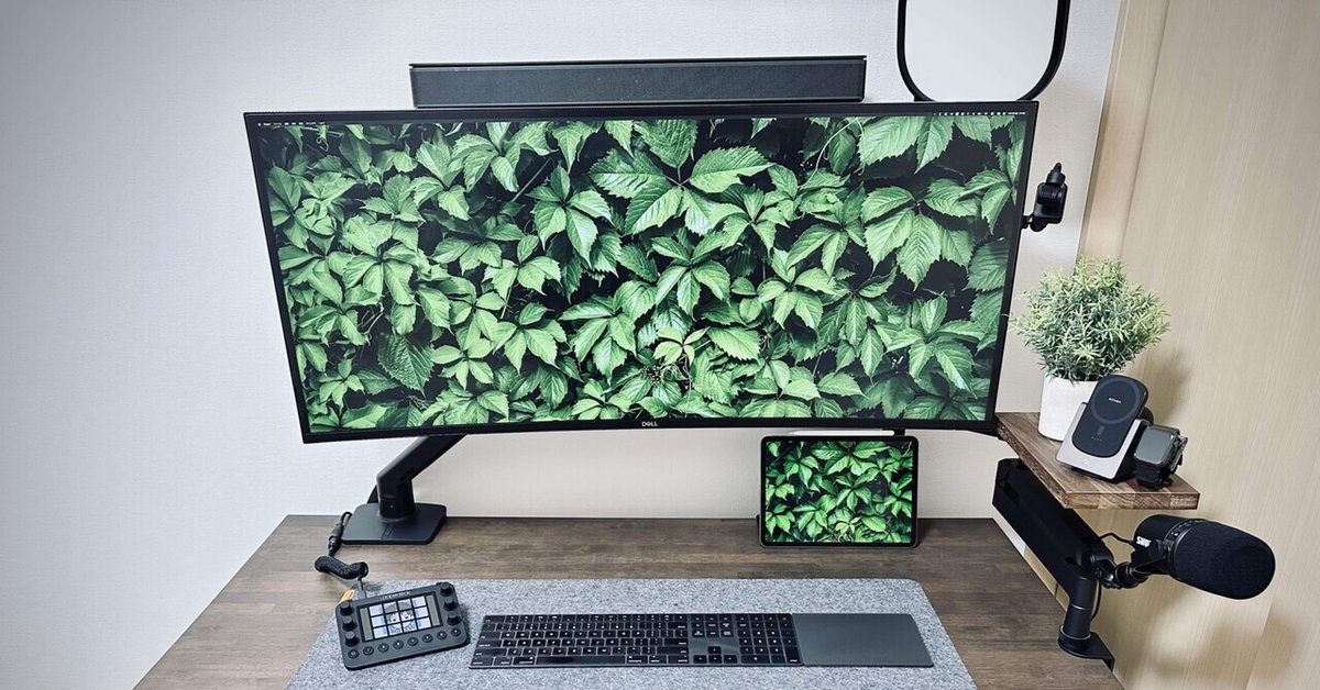 モニターアーム棚とロッドシステムでデスク上をスッキリさせる｜suwa-sh / 諏訪真一