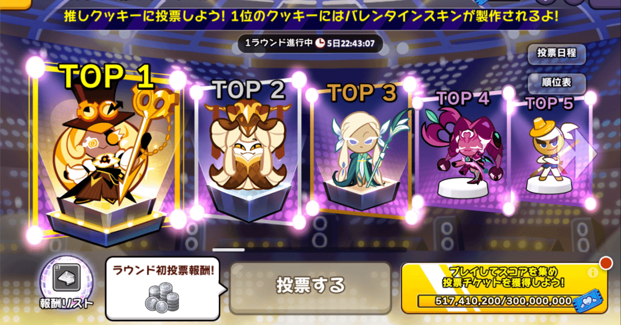 2022推しクッキー人気投票を振り返る｜いの@cookierun