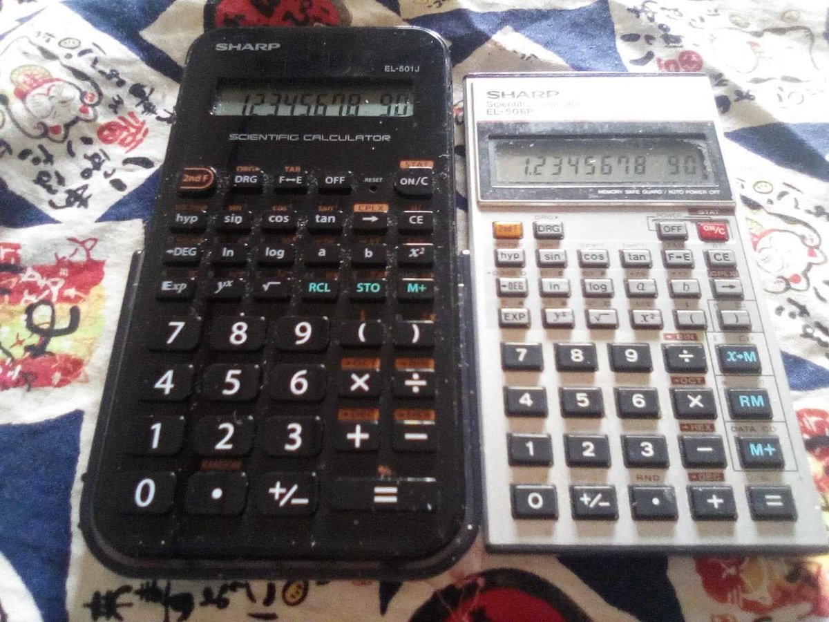 SHARP関数電卓 EL-501JとEL-506P｜藤堂俊介