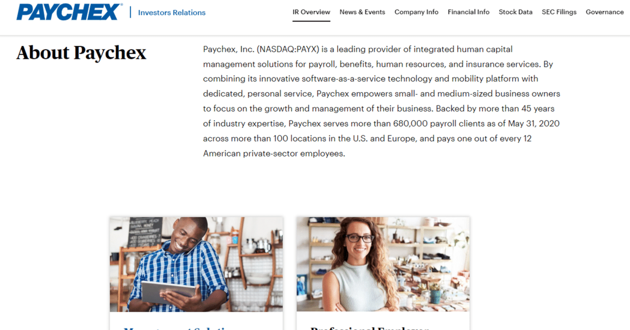 【米国株】Paychex【PAYX】【プロが解説】【株価が下がったらほしい株】｜投資の毒舌な妹