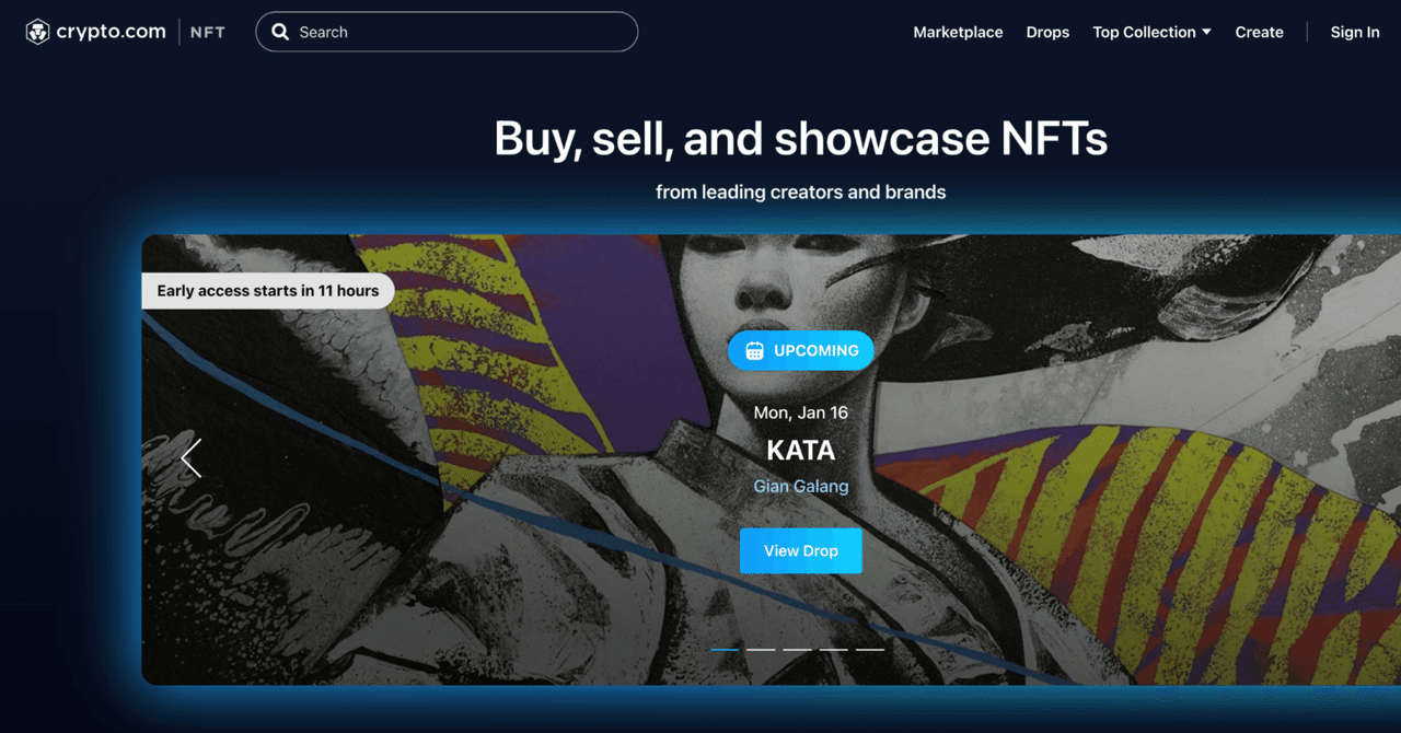Crypto.com NFT(クリプト.com)のNFTマーケットプレイスとは？｜Crypto-Currency.News