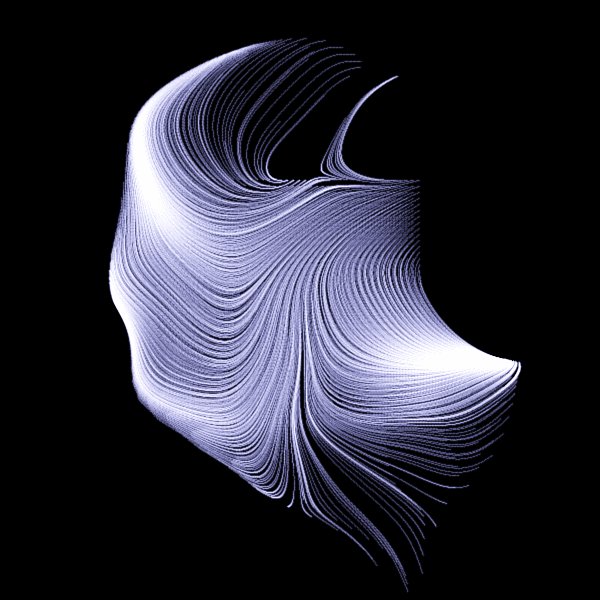 ベクター・フィールド：Processing 作例｜deconbatch